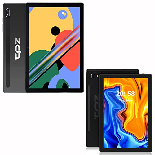 TPZ Tablet 10.1 inch, Android 10.0 Tablets, 32GB ROM, 128GB Expansion, Wi-Fi, Google Certified, HD Large Touchscreen, Camera, Bluetooth, 6000mAh - 2PCS