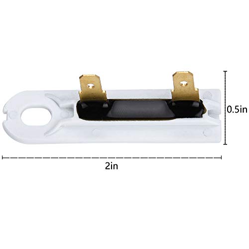 HXMLS 3392519 Dryer Thermal Fuse (3 Pack) Replacement for Whirlpool WP3392519 Replaces Part # AP6008325 3388651 694511