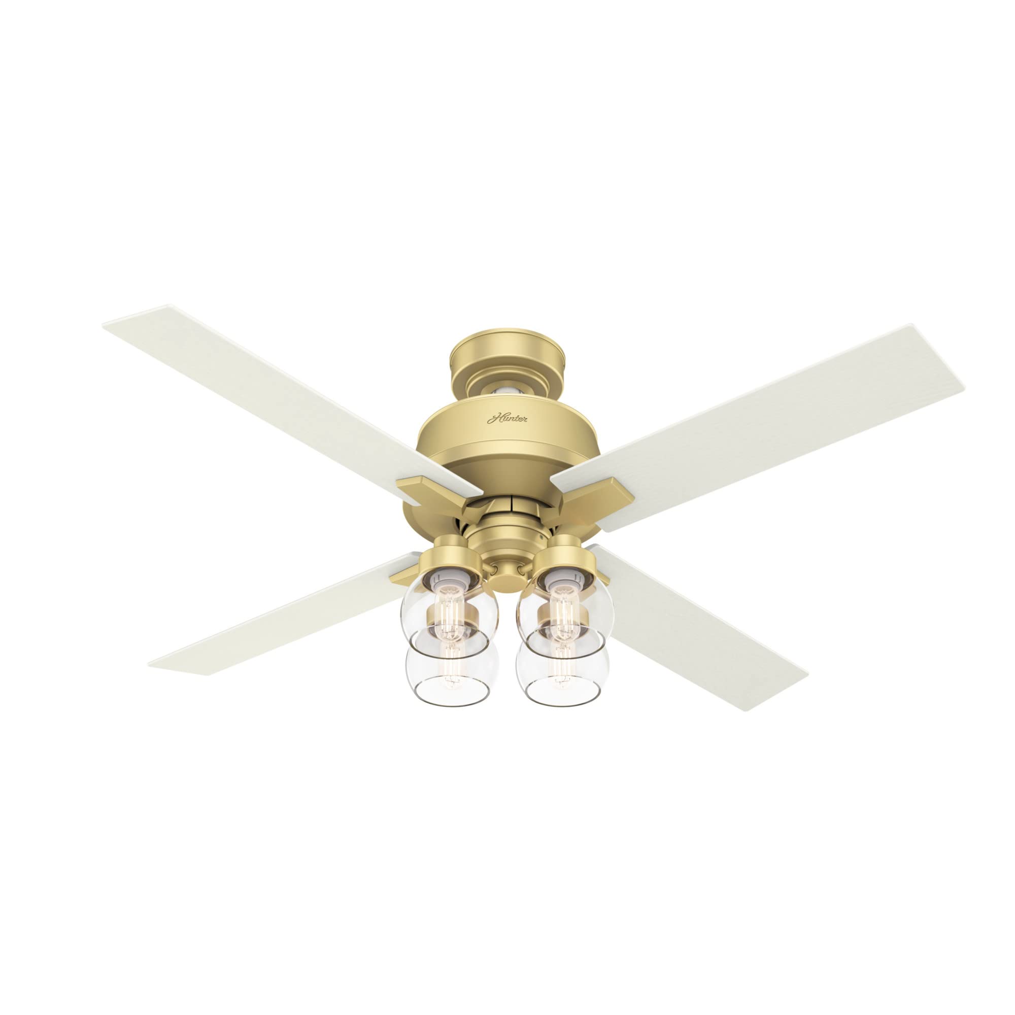 Hunter Fan Company 59651 Viven Ceiling Fan, 52, Modern Brass Finish