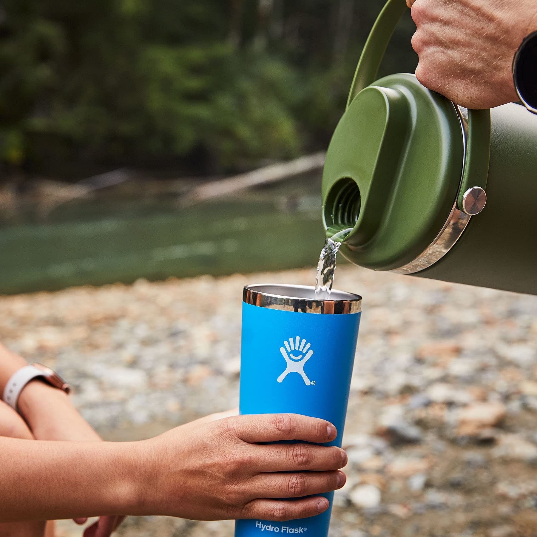 Hydro Flask 16 oz. Tumbler - Stainless Steel, Reusable, Vacuum Insulated with Press-In Lid