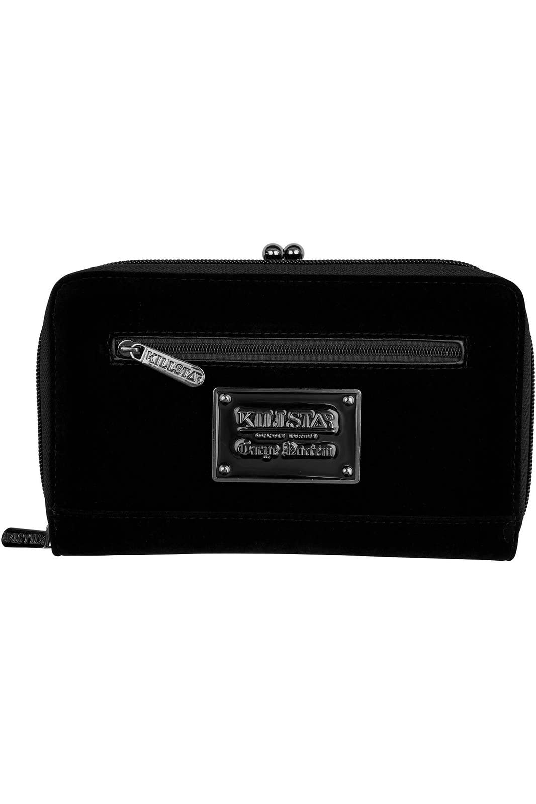 Killstar Haunted Soul Velvet Burnout Goth Punk Kisslock Clutch Wallet