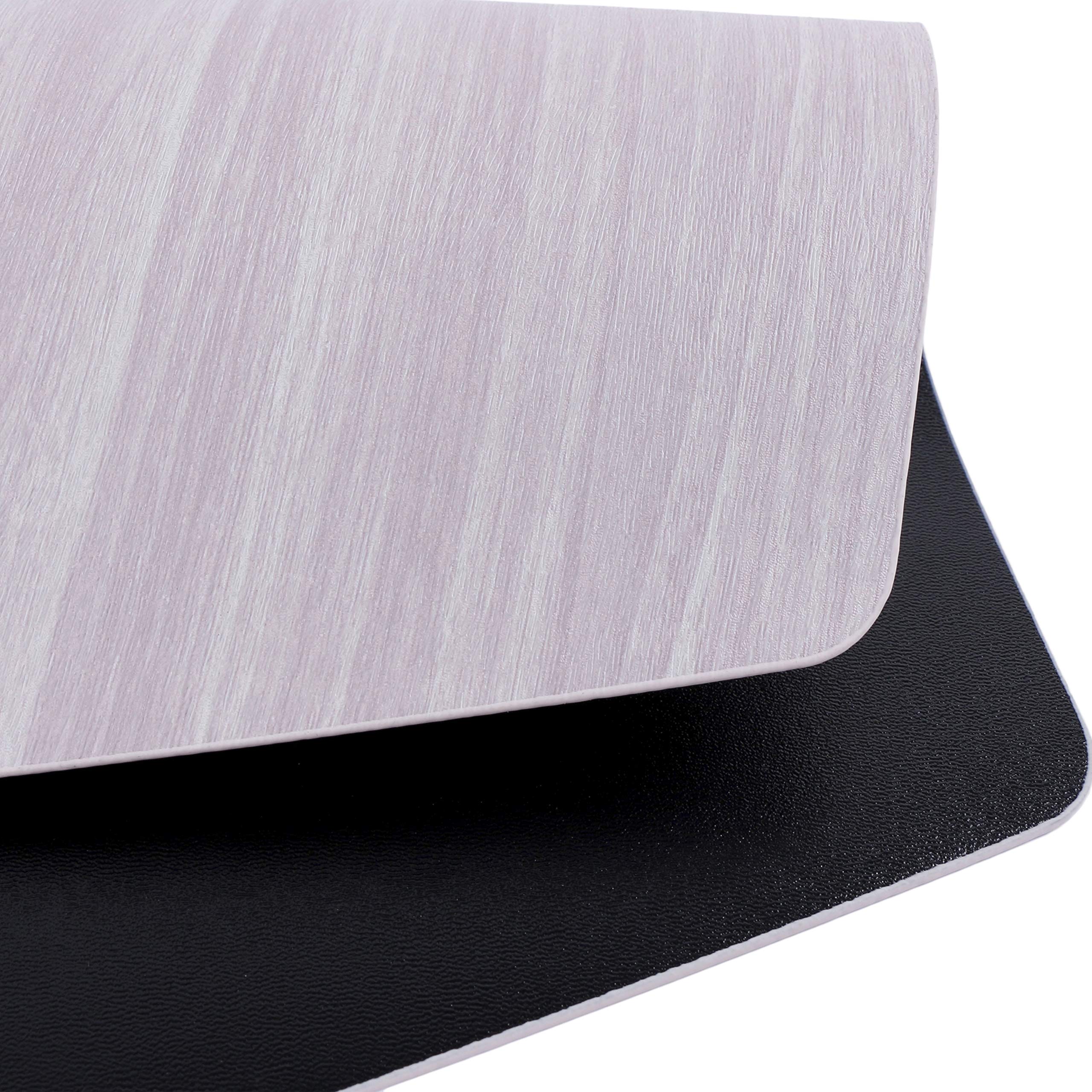 Jovono Round Table Placemats Wedge Table Mats Set of 4 Heat Resistant Wipe Clean for Round Tables Dining Table (4, White Walnut)