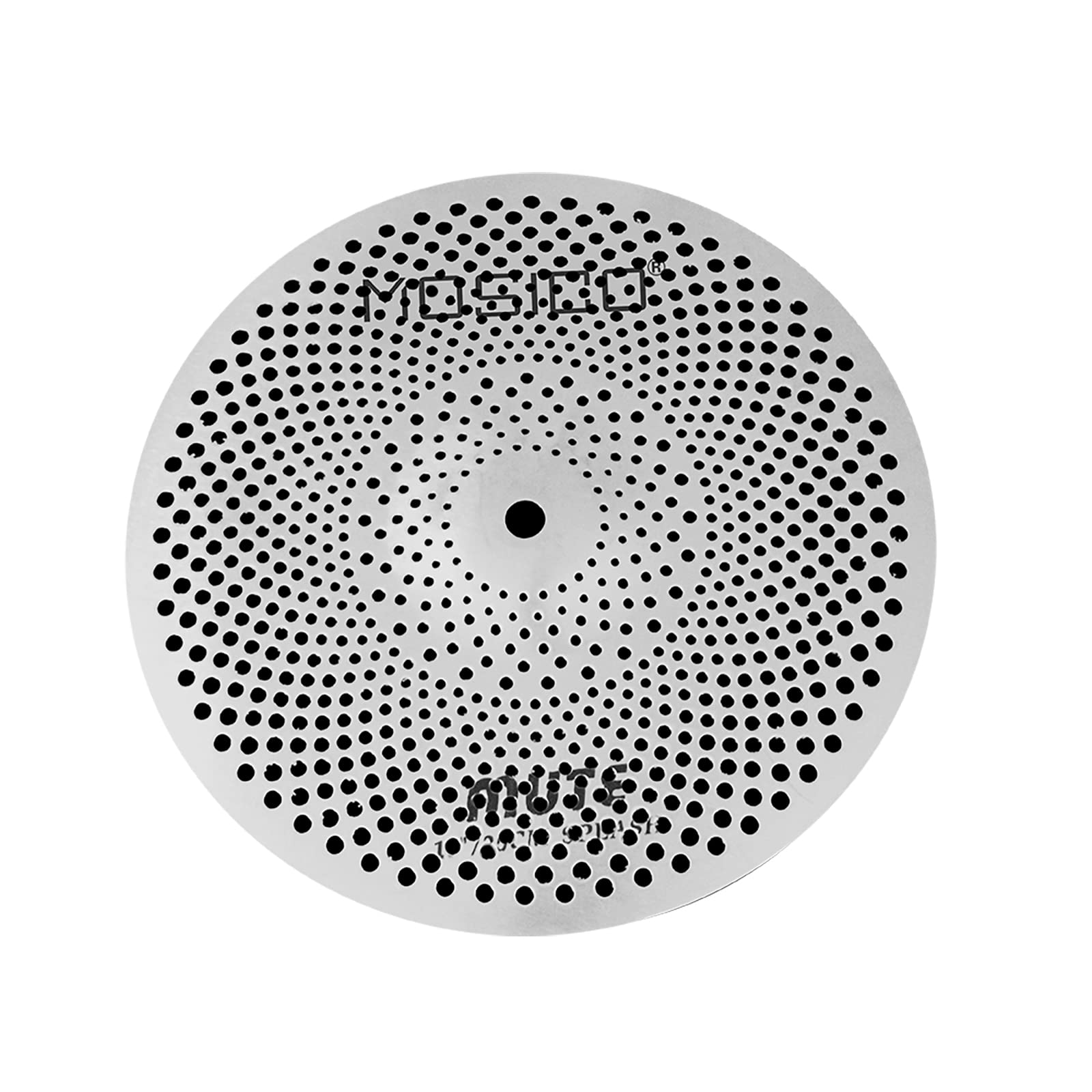 Mosico Low Volume Cymbal Pack 10”Splash 14”Hi-hats 16”Crash 20"Ride Quiet Cymbal Plus a Free Cymbal Bag 5 PCS Drum Practice Cymbal Set for Beginner