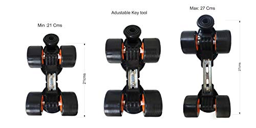 Jaspo Insane Adjustable Roller Blade Skates Suitable for Age Group (6-14 Years)