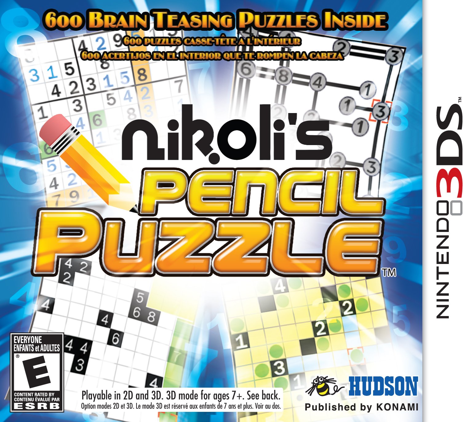 Nikoli's Pencil Puzzle - Nintendo 3DS (Renewed)