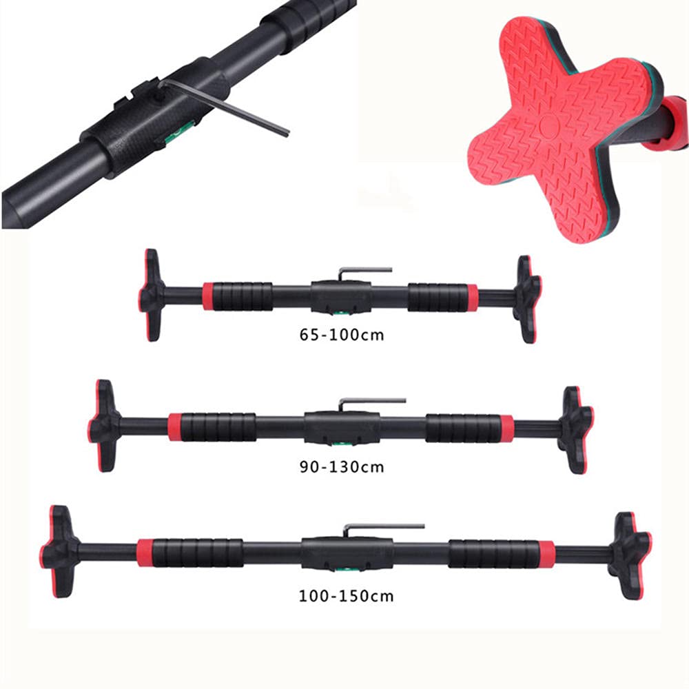 KDFJ Pull Up Bar for Doorway, Chin Up Bar No Screw Strength Training Pullup Bars,Home Gym Exercise Indoor Equipment Pull Up Bar-90-130cm