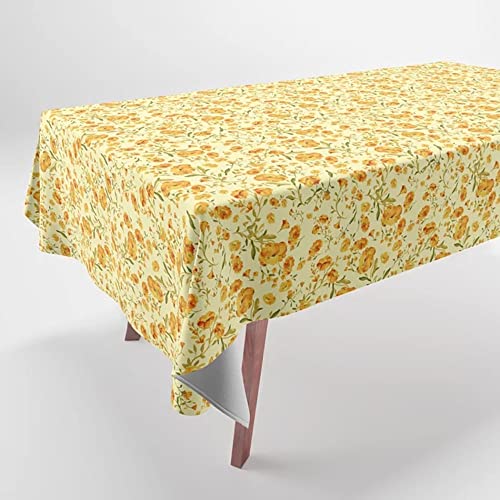 NUER Abstract Pattern Printed Tablecloth Home Decor Rectangle Party Tablecloth Stain Resistant Tablecloth Dust Cloth A16 140x210cm