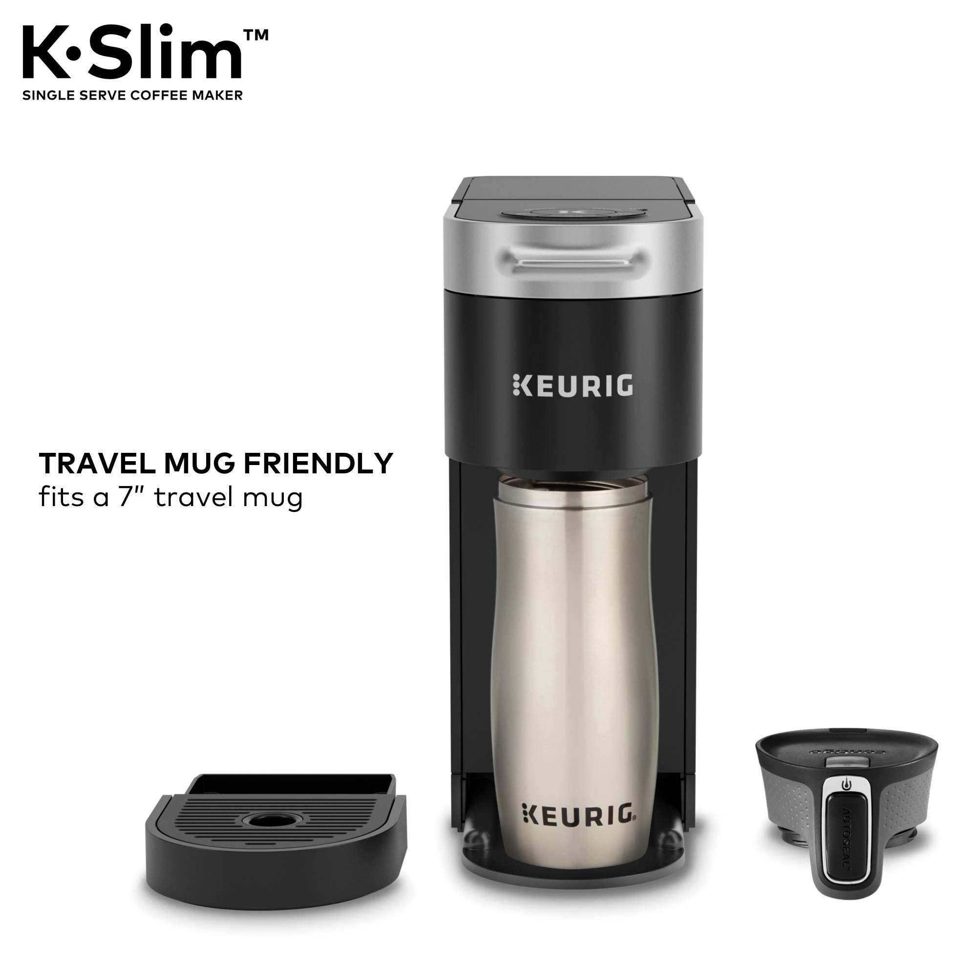 Keurig K-Slim Maker with Newman's Own Organics Newman's Special Blend, 32 Count
