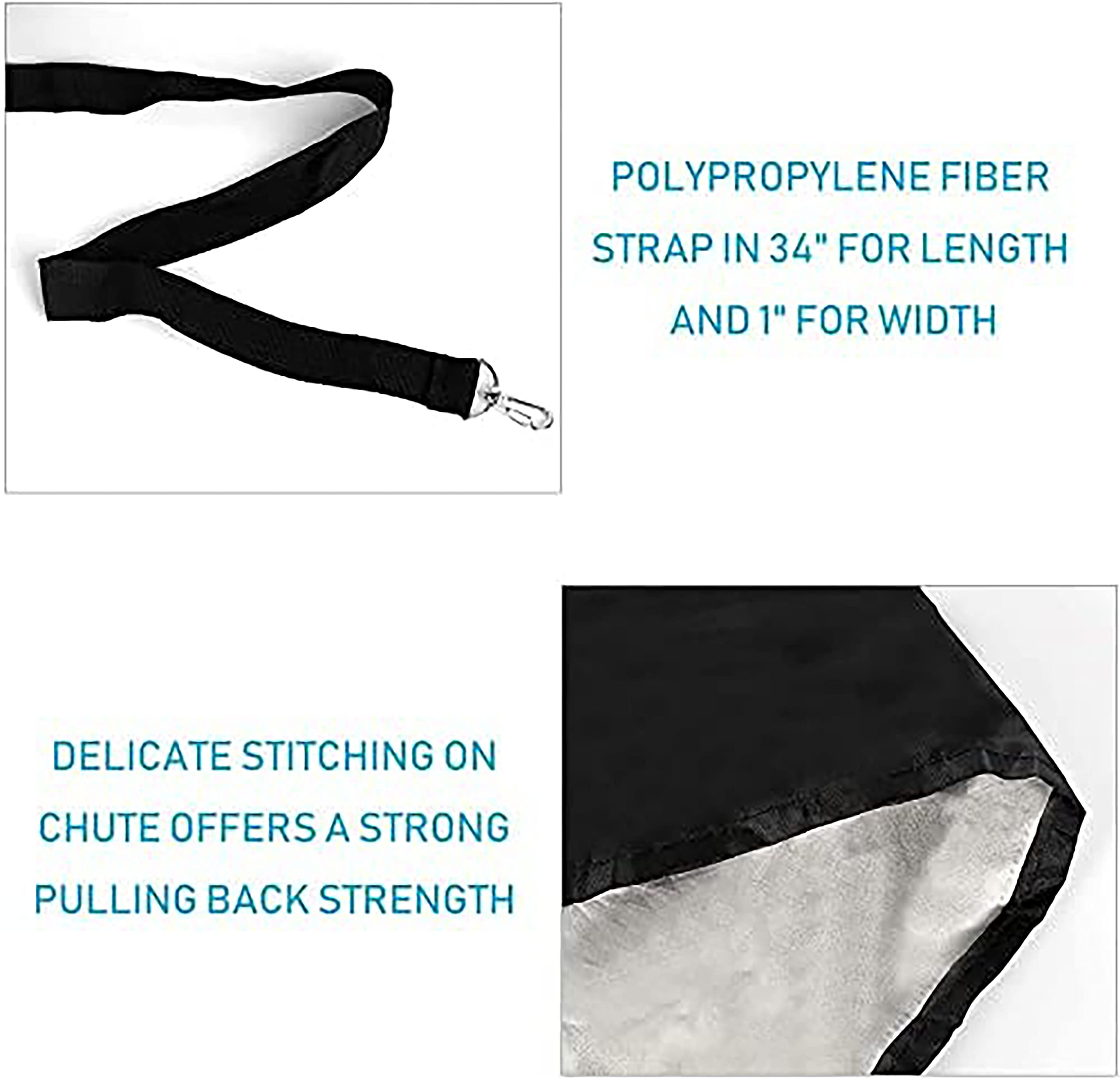 MBQTWS Running Speed Training,56" Running Parachute 2 Umbrella Speed Chute with Adjustable Strap and Carrying Bag,Speed Chute Resistance Parachute for Kids Youth and Adults (2 Pack)