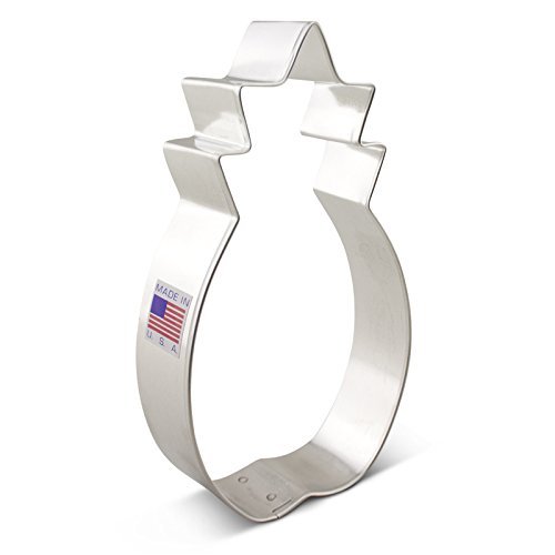 Pineapple Summer Fruit Cookie Cutter 5" Made in USA by Ann Clark