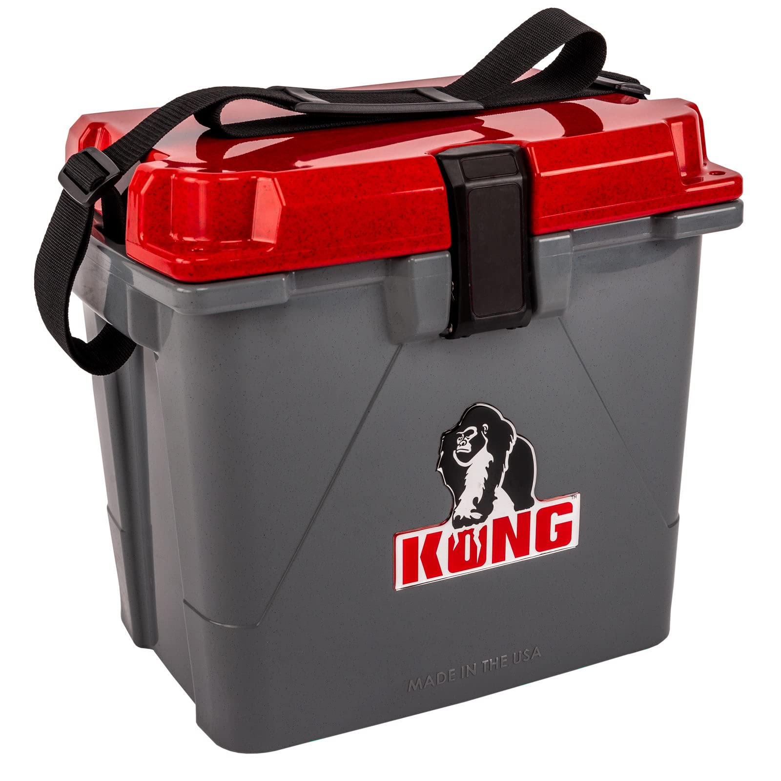 KONG Coolers | 20 Quart Cooler | Made in The USA | Durable Rotomolded Cooler (Rugged Red)