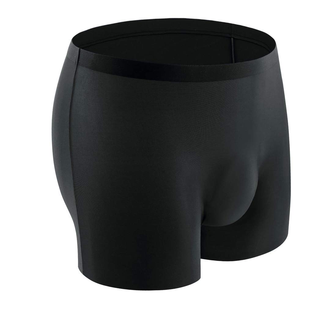 Mcniag Sexy Men's Seamless Ultra Thin Boxer Briefs Pantyhose Stocking Comfortable Uderwear Breathable Shorts Underpants