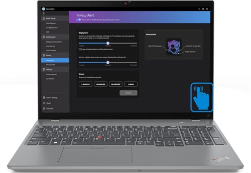 LENOVO T16 Gen 2 16.0" Touchscreen WUXGA IPS Laptop (Intel i7-1355U 10-Core, 40GB RAM, 1TB PCIe SSD, Intel UHD, Backlit KYB, FP, 2 Thunderbolt 4, WiFi 6E, Win 11 Pro) w/Dockztorm Dock