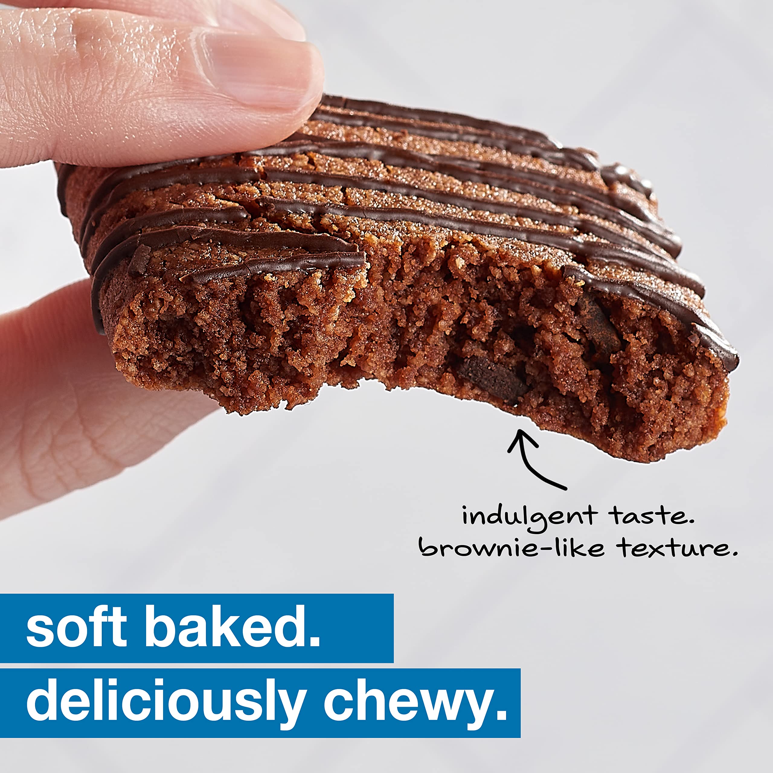KIND Soft Baked Squares, Chocolate Almond Flour Brownie, 6 count