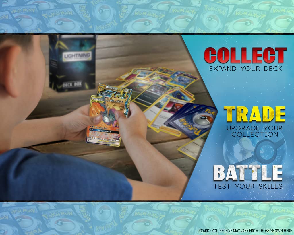 Lightning Card Collection 3 Ultra Rare Card Pack Could Come with v Cards, EX, GX, or Full Art Cards Plus a Deck Box