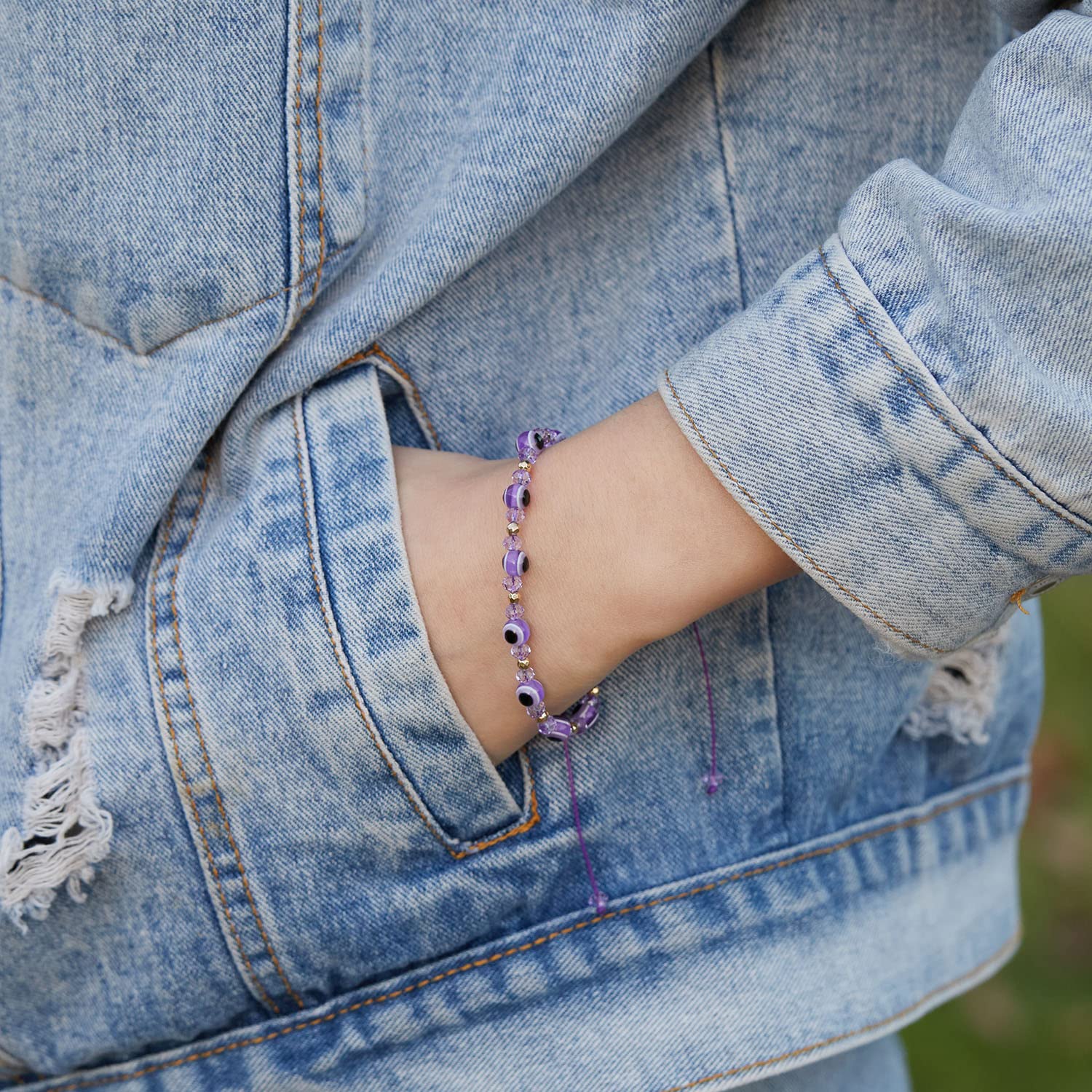 Lucky Eye Beads Red Rope Handmade Braided Bracelets Jewelry Bangles String Woven Adjustable Bracelets for Women Lady Girls Gift Professional Design