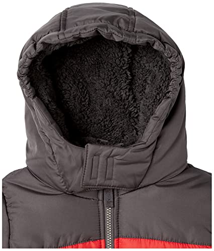 OshKosh B’gosh Boy's Hooded Baby Winter Coat, Grey, 4 Years