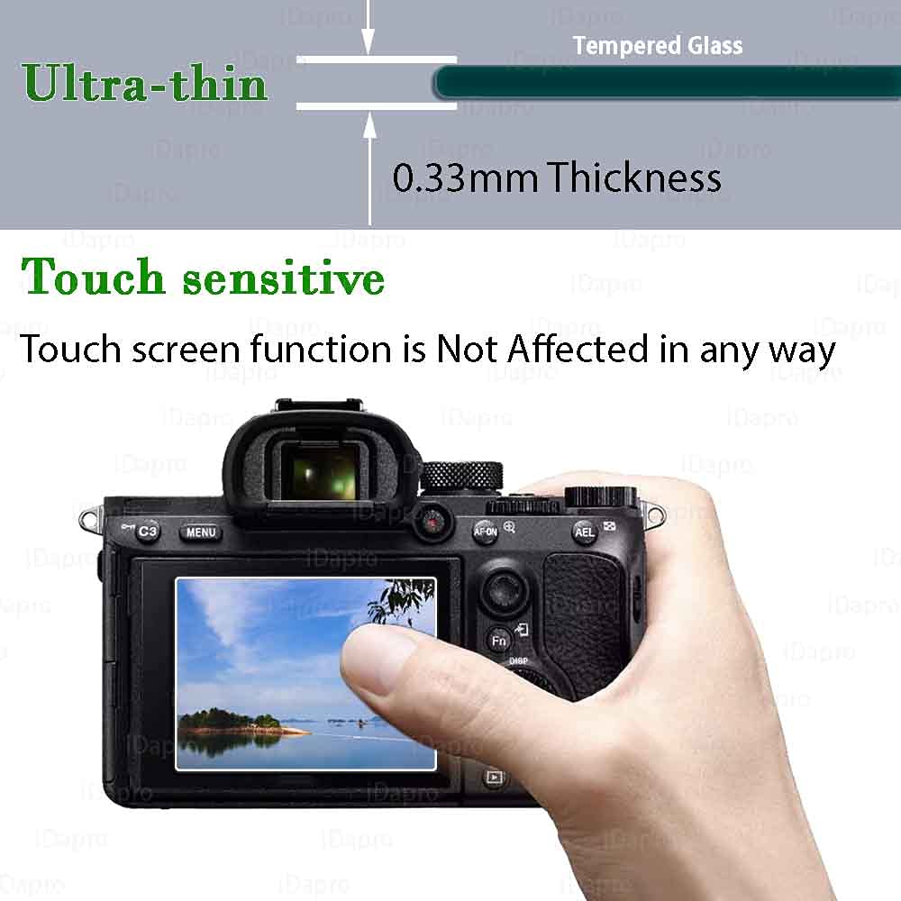 iDaPro Screen Protector for Gopro Media Mod Hero 12 11 10 9 Hero12 Hero11 Hero10 Hero9 Black + Glass Lens Protector [2+2+2Pack] Tempered Glass Easy Installation