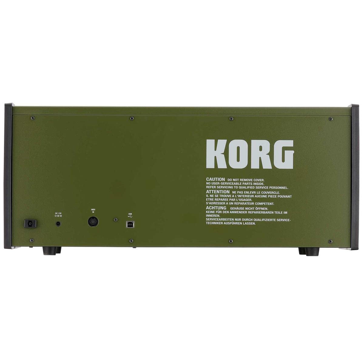 Korg MS-20 FS Monophonic Analog Synthesizer, 2 Oscillators, 37 Mini-Keys, Green (Open Box)