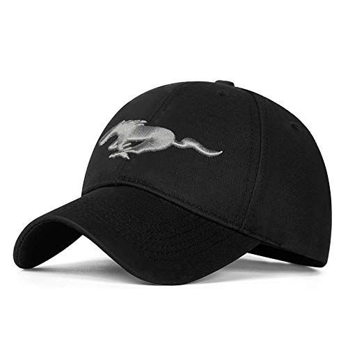 LINGSHI Racing Apparel Baseball Cap Unisex Adjustable Travel Racing Motor Hat for Men and Women (fit Black)