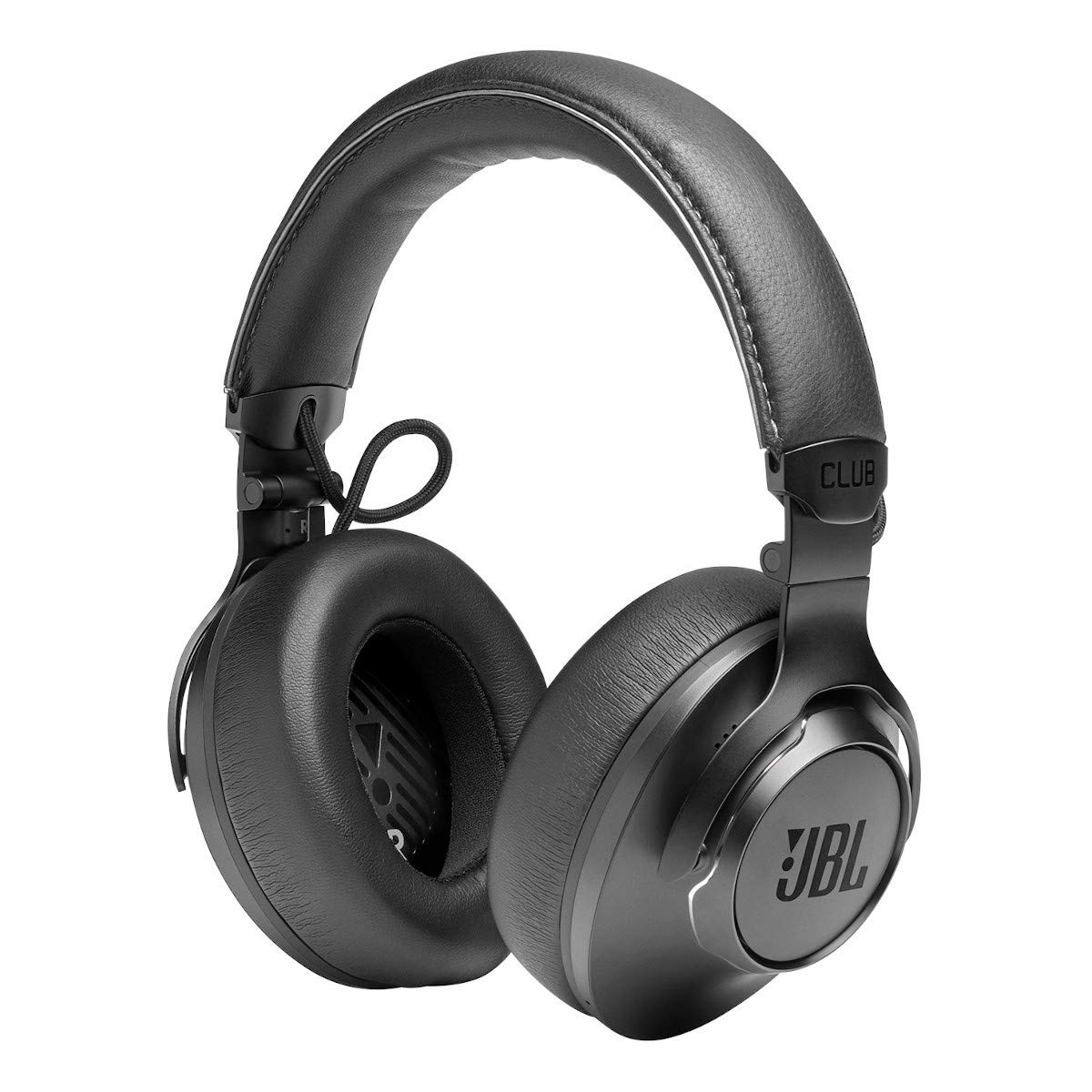 JBL CLUB ONE - Premium Wireless Over-Ear Headphones with Hi-Res Sound Quality Adaptive Noise Cancellation and EQ Customization - Black