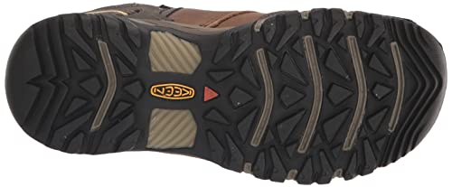 KEEN Women's Ridge Flex Low Height Waterproof Hiking Boots, Safari/Custard, 5.5