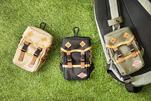 セトクラフト(Seto Craft) Setocraft Pass Pouch Backpack with Carabiner Hook for Commuter and Transportation Card Slot, Size: 4.9 x 1.4 x 7.1 inches (12.5 x 3.5
