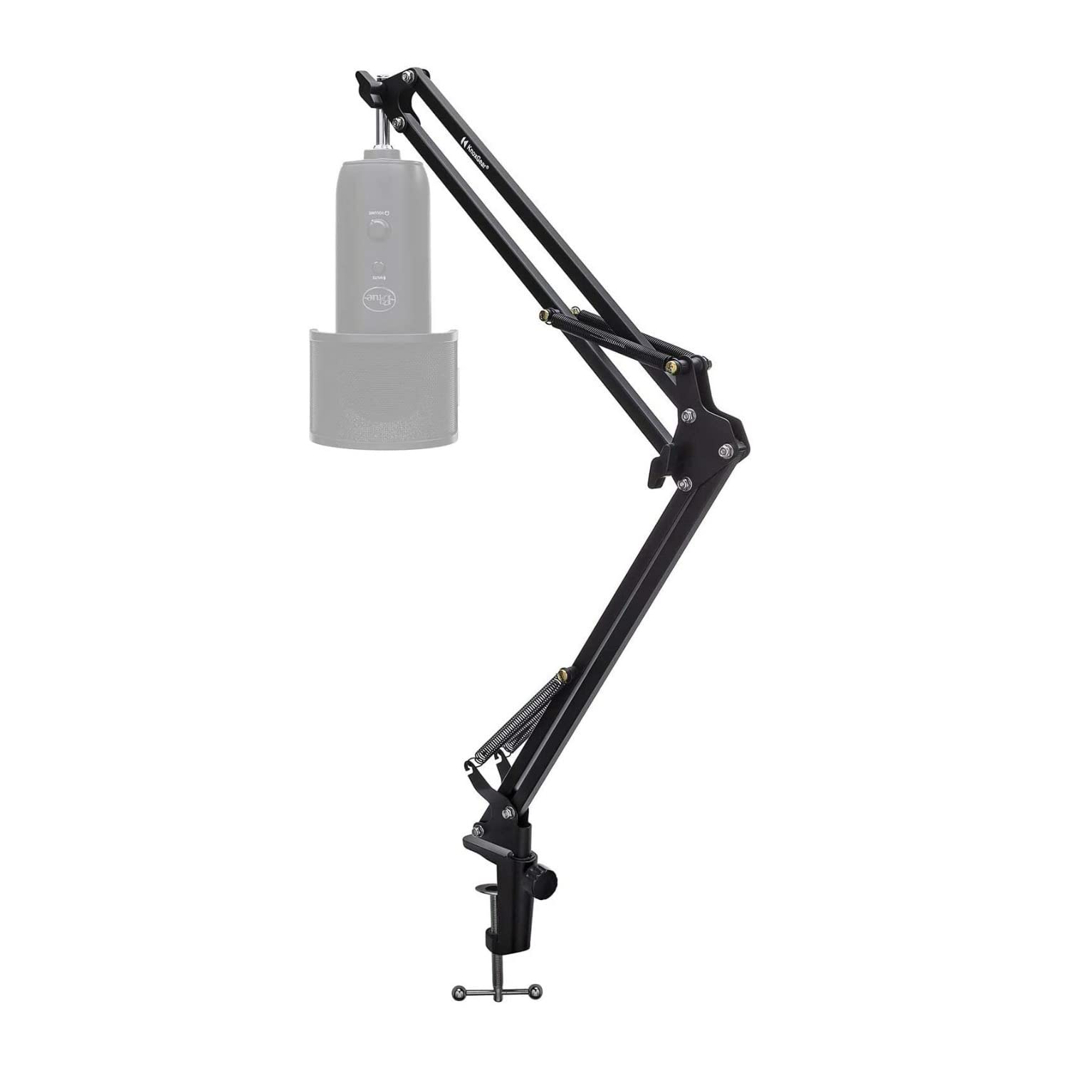 Knox Gear Microphone Suspension Studio and Home Recording Podcasting Mic Stand (Fits All Microphones and Shock Mounts)
