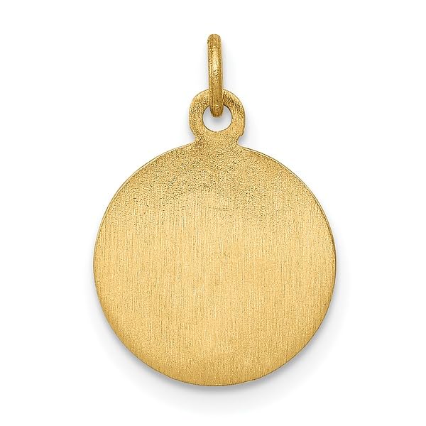 IceCarats 14K Yellow Gold Saint Andrew Medal Necklace Charm Pendant 17.5mm x 12mm Only