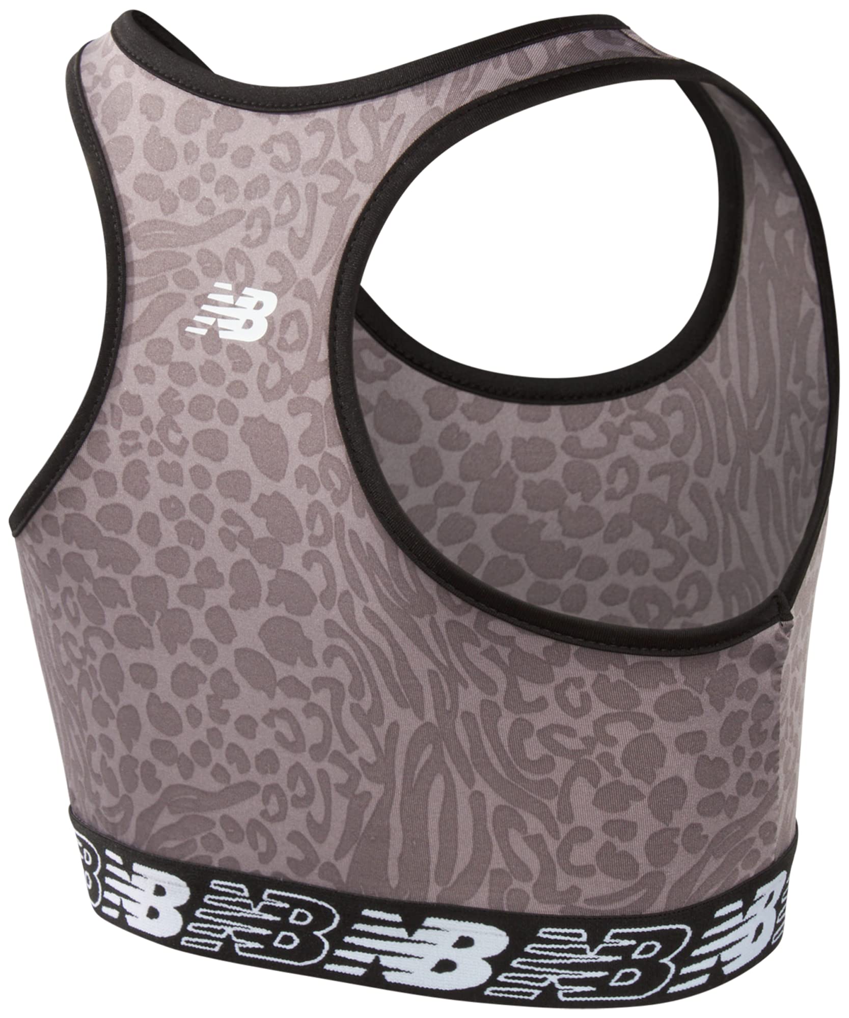 New Balance Girls' Active Legging Set - 2 Piece Performance Racerback Training Bra and Yoga Pants (7-16), Size 10/12, Zinc