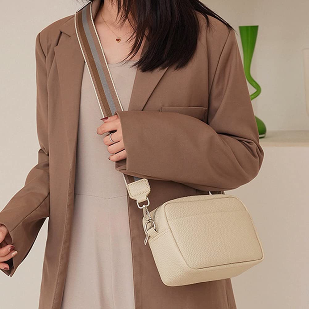 MABROUC Shoulder Handbag Purses for Women, Vegan Leather Crossbody Bag for Ladies and Girls with Adjustable Strap(beige2)
