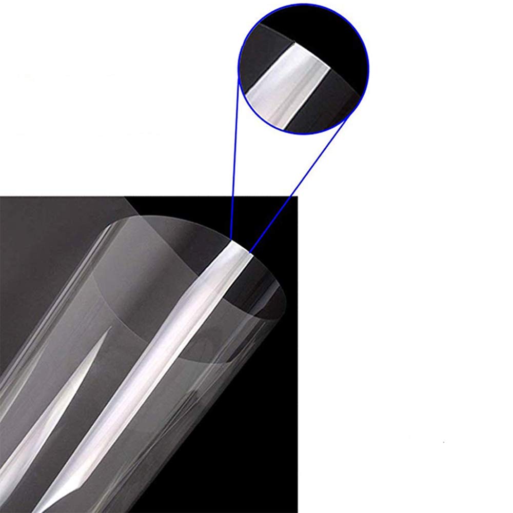 Hammont Clear Cellophane Wrap Rolls - Thick Crystal Clear Rolls Perfect for Parties and Celebrations - Clear Heavy Duty Wrapping | 24" (100 ft)