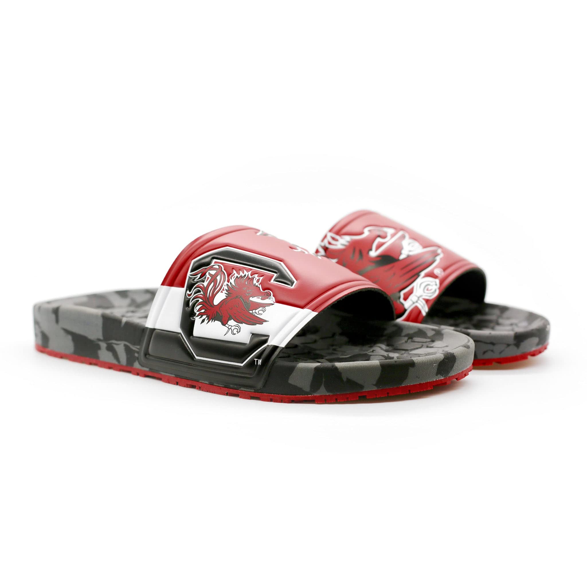 Hype Co University of South Carolina SC Gamecocks Slydr Sports Slide Sandal
