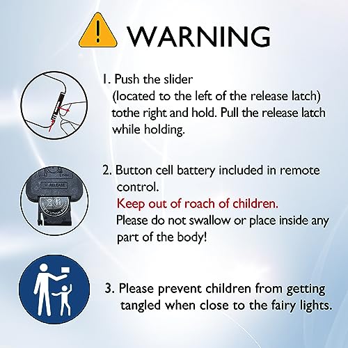 Homemory 2 Pack Each 20 Ft 60 LED Short Fairy Lights Battery Operated Christmas String Lights with Remote, Waterproof 8 Modes Firefly Twinkle Lights for Christmas Tree, Wreath Decor
