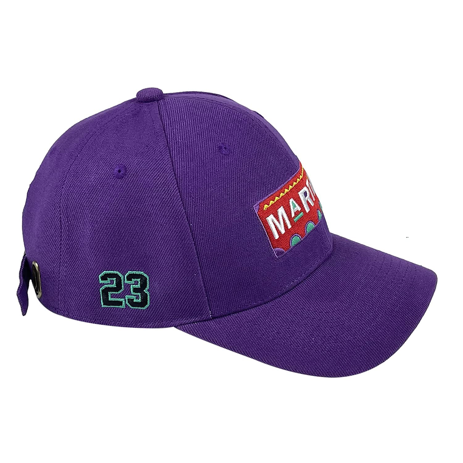 Martin Payne Lawrence Snapback Hat 23 Marty Mar Embroidered 90's TV Show Dad Baseball Cap Purple…