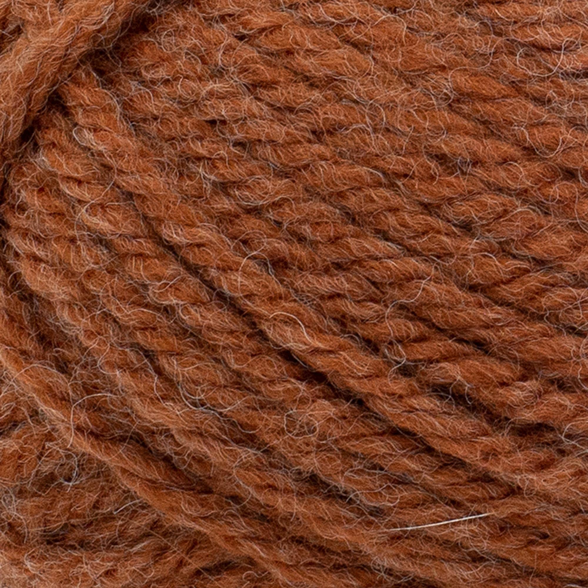 Lion Brand Hue + Me Yarn for Knitting, Crocheting, and Crafting, Bulky and Thick, Soft Acrylic and Wool Yarn, Saffron (3-Pack)