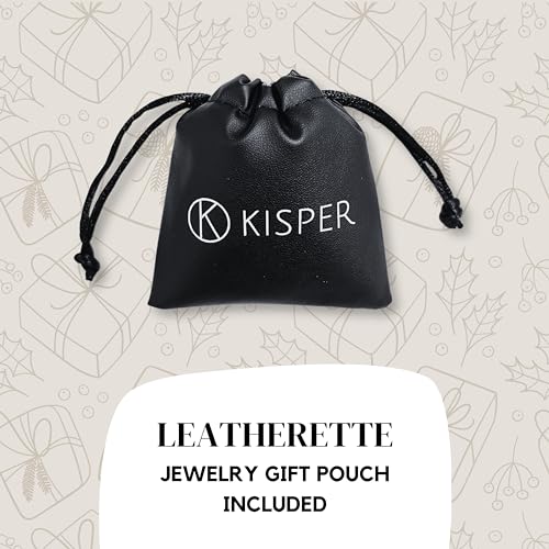 KISPER Silver Diamond Cut Cable Link Chain Necklace β Thin, Dainty, 925 Sterling Silver Jewelry for Women & Men with Lobster Clasp β Made in Italy, 20"
