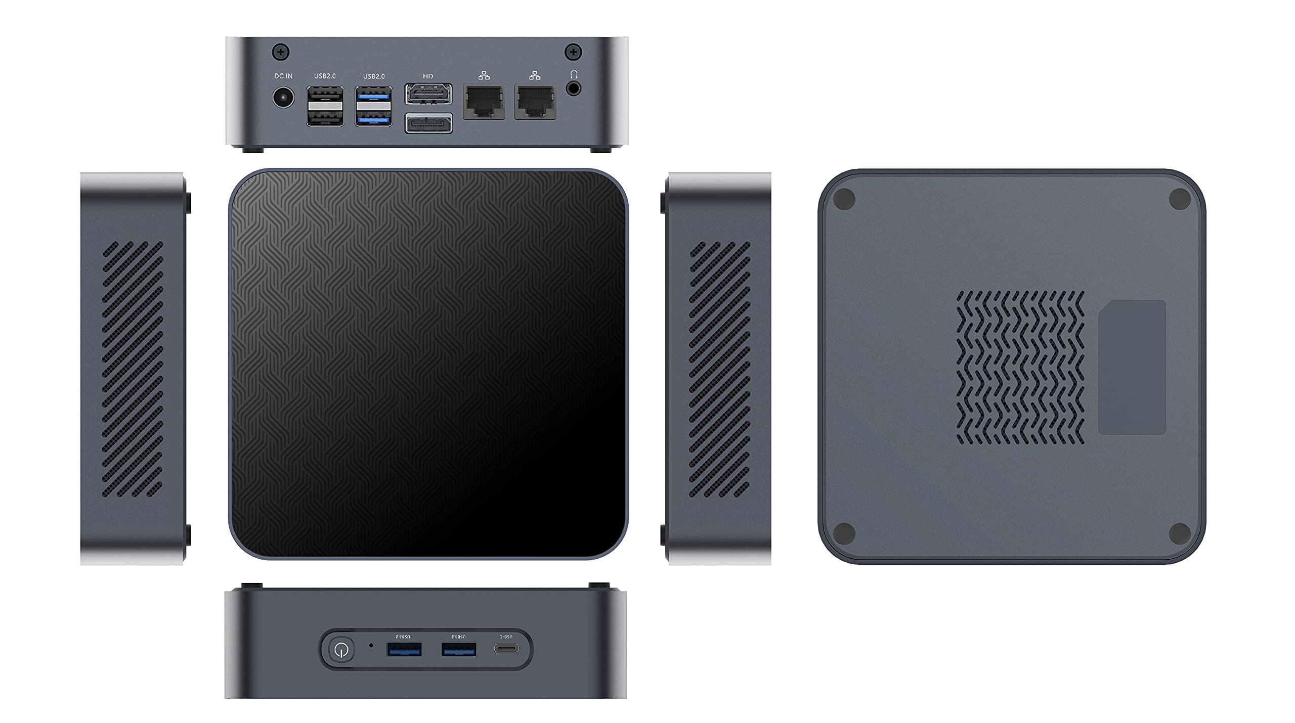 KINGDEL K15 AMD Ryzen 9 5900HX Max 4.6GHz Mini PC Gaming Computer, 16GB DDR4 RAM 1TB NVMe SSD 4K Resolution 2xLAN 2xUSB3.2 DP, HD, Type-C, WOL PXE, Auto Restart, W-11 Pro