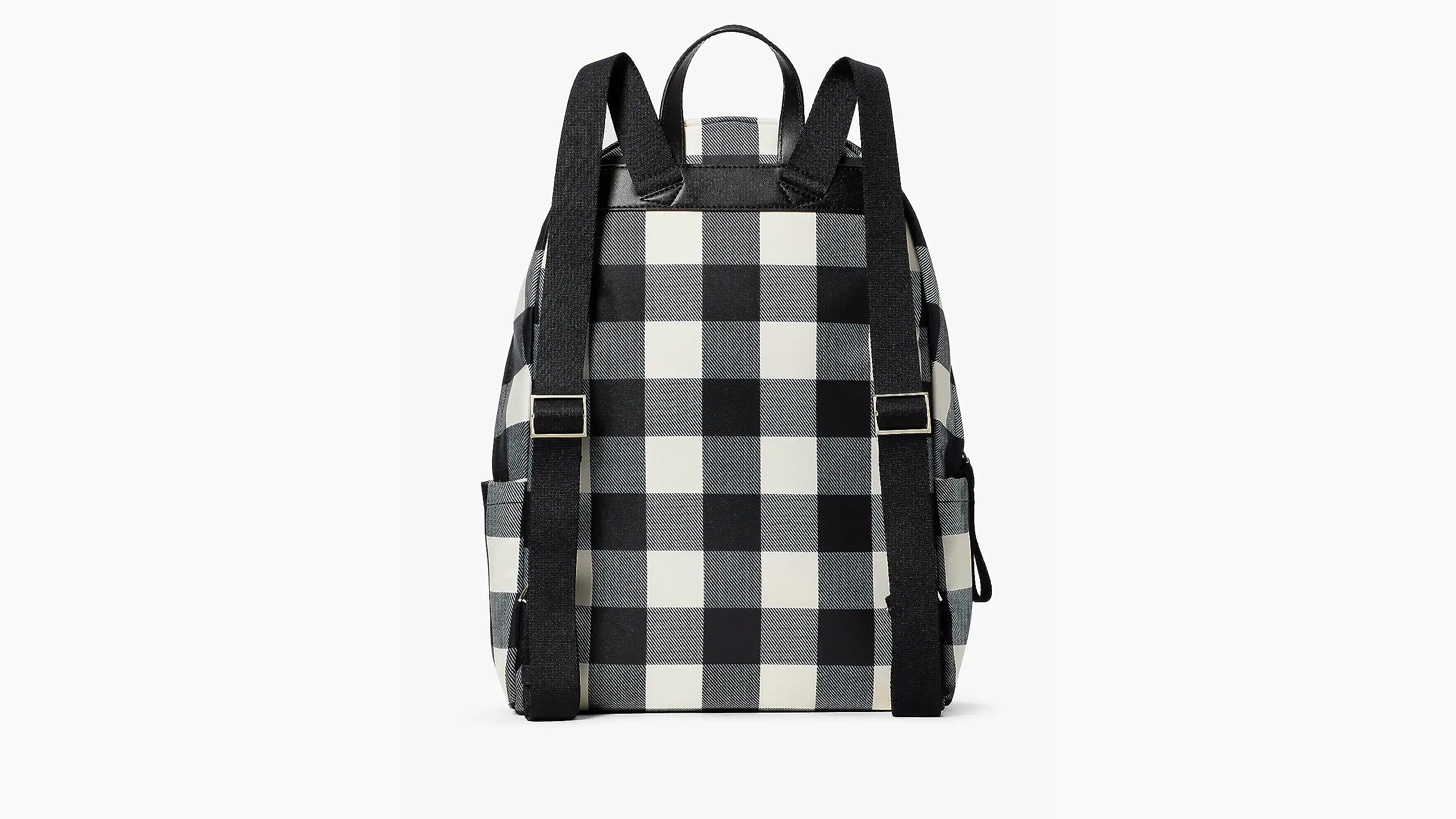 Kate Spade New York Chelsea Large Backpack (Black Plaid)