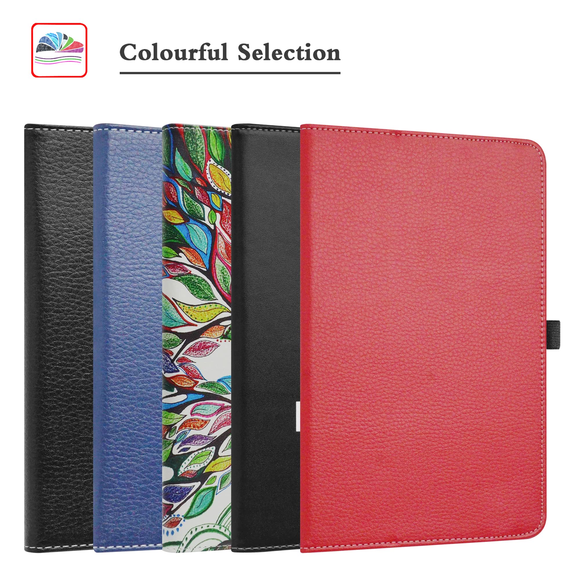 JRTAL Compatible with TCL TAB 8 LE Case/TCL TAB 8 Plus Case/TCL TAB 8 WiFi Case,PU Leather Slim Folio Stand Cover for 8" TCL TAB 8 LE 9137W/TCL TAB 8 Plus 9138S/TCL TAB 8 WiFi 9132X1,Black