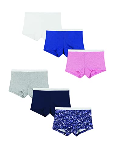 Hanes Women's Cotton Boy Briefs 6-Pack Assorted 8