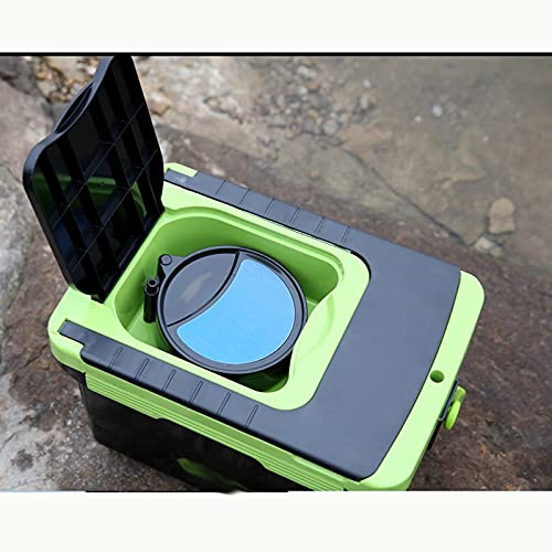 LMMDDP Durable Thickened EVA Fishing Box Waterproof Tackle Storage Large Capacity Organizer Carrying Bag Available (Color : Black red)