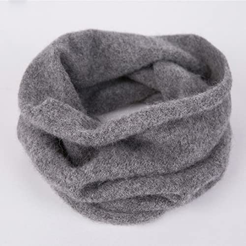 YUYOYE Angora Wool Yarn for Crochet and Knitting, Super Soft Warm Knitting Yarn Luxurious Fluffy Yarn (09-Grey)