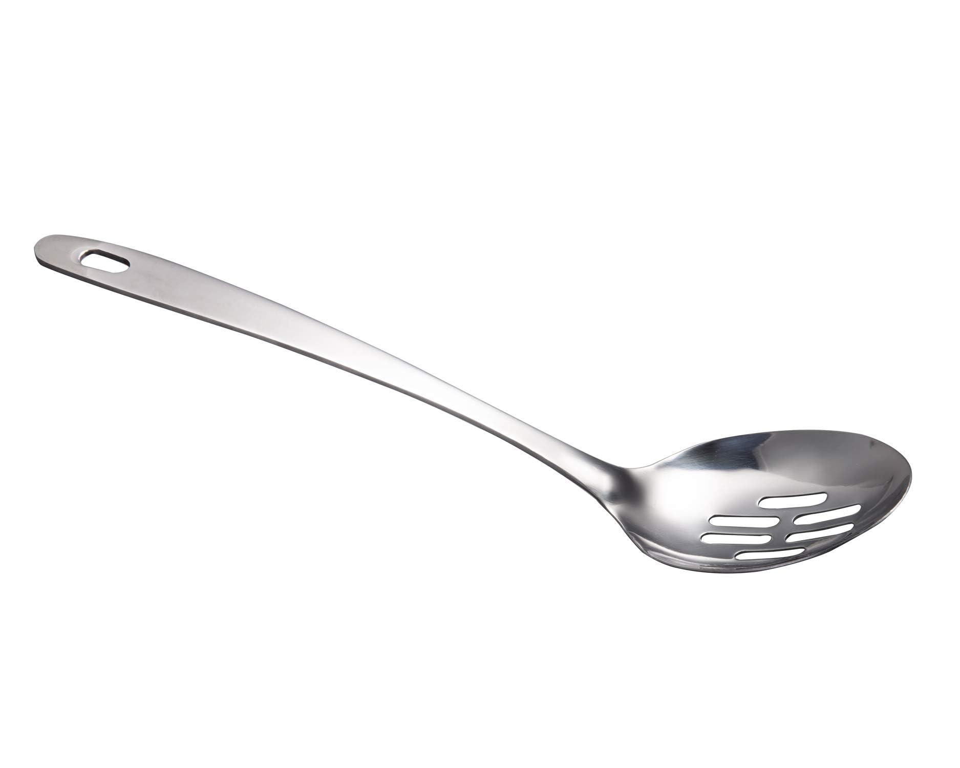 IMEEA Cooking Spoon Stainless Steel Large Serving Spoon Slotted Spoons for Cooking 12.8-Inch, Set of 2