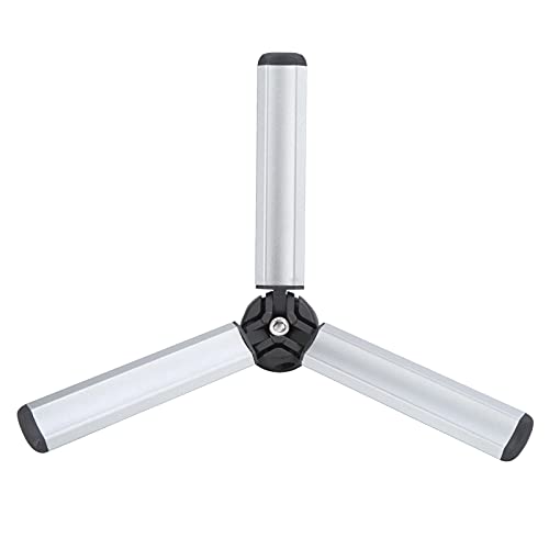 Liyeeo Action Camera Tripod, Handheld Anodized Portable Mini Tripod Scratch Resistant Durable CNC Process for Extension Rod for Mobile Phone for Sports Camera