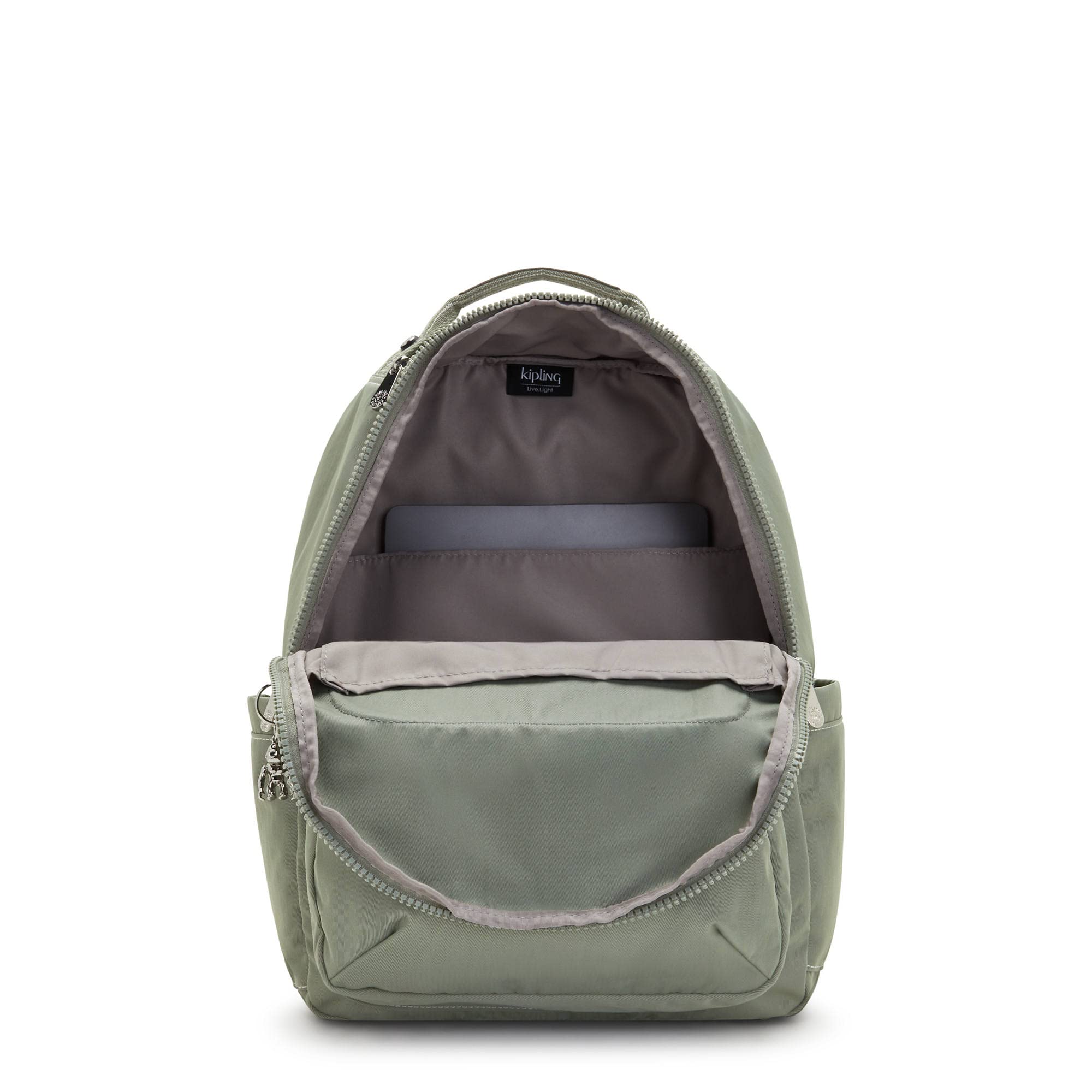Kipling Women's Seoul 15 Laptop Backpack, Durable, Roomy with Padded Shoulder Straps, Nylon School Bag