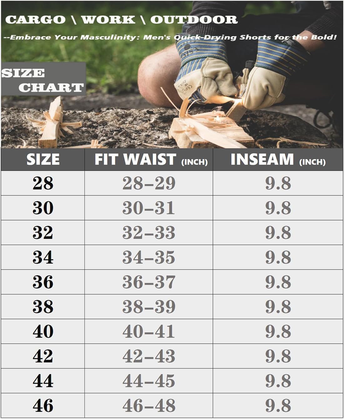 Kolongvangie Men's Lightweight Quick Dry Shorts Work Breathable Tactical Combat Training Water Sweat Resistant Cargo Short