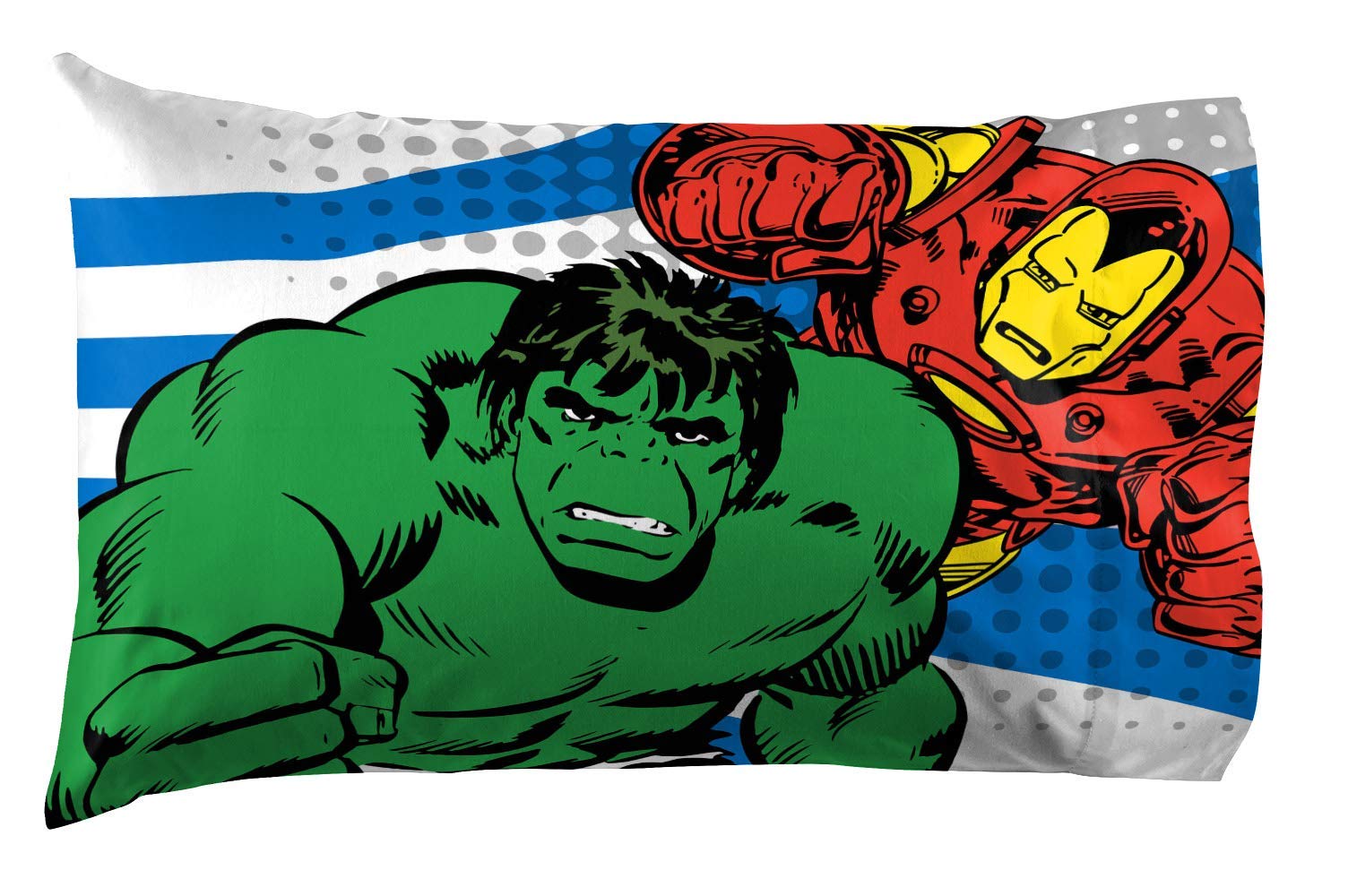 Jay Franco Marvel Avengers Good Guys 5 Piece Bed Set and Hulk Pillow Buddy Bundle