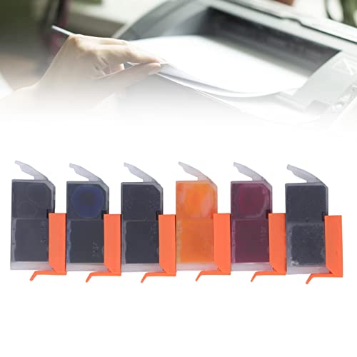 Ink Cartridge ABS Vivid Color Printer Accessories Ink Cartridge Replacement for PIXMA IX6520 IP4820 IP4920 (BK BK C M Y GY 6 Colors)