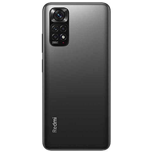 Xiaomi Redmi Note 11S 4G Volte 128GB + 8GB Factory Unlocked 6.43" Quad Camera 108MP Night Mode (NOT Verizon Sprint Boost Cricket At&t) (w/Fast Car Charger Bundle) (Graphite Gray)